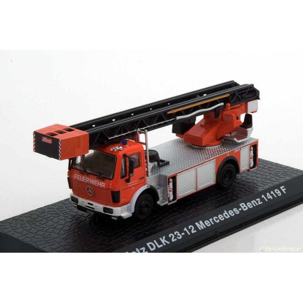 【M.A.S.H】[現貨特價] Altaya 1/72 Mercedes 1419F Metz DLK 23 消防雲梯車 | 蝦皮購物