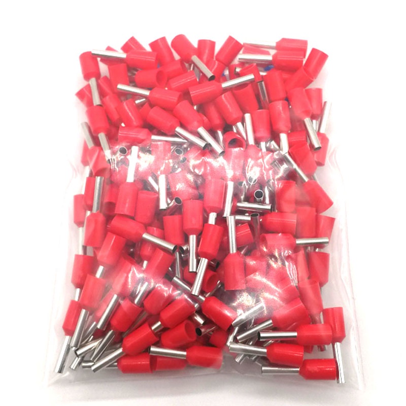 1000 件管絕緣壓接線端端子電線連接器黃銅 E4009 E4010 E4012 E4018 銅 E4025 電纜套圈 | 蝦皮購物