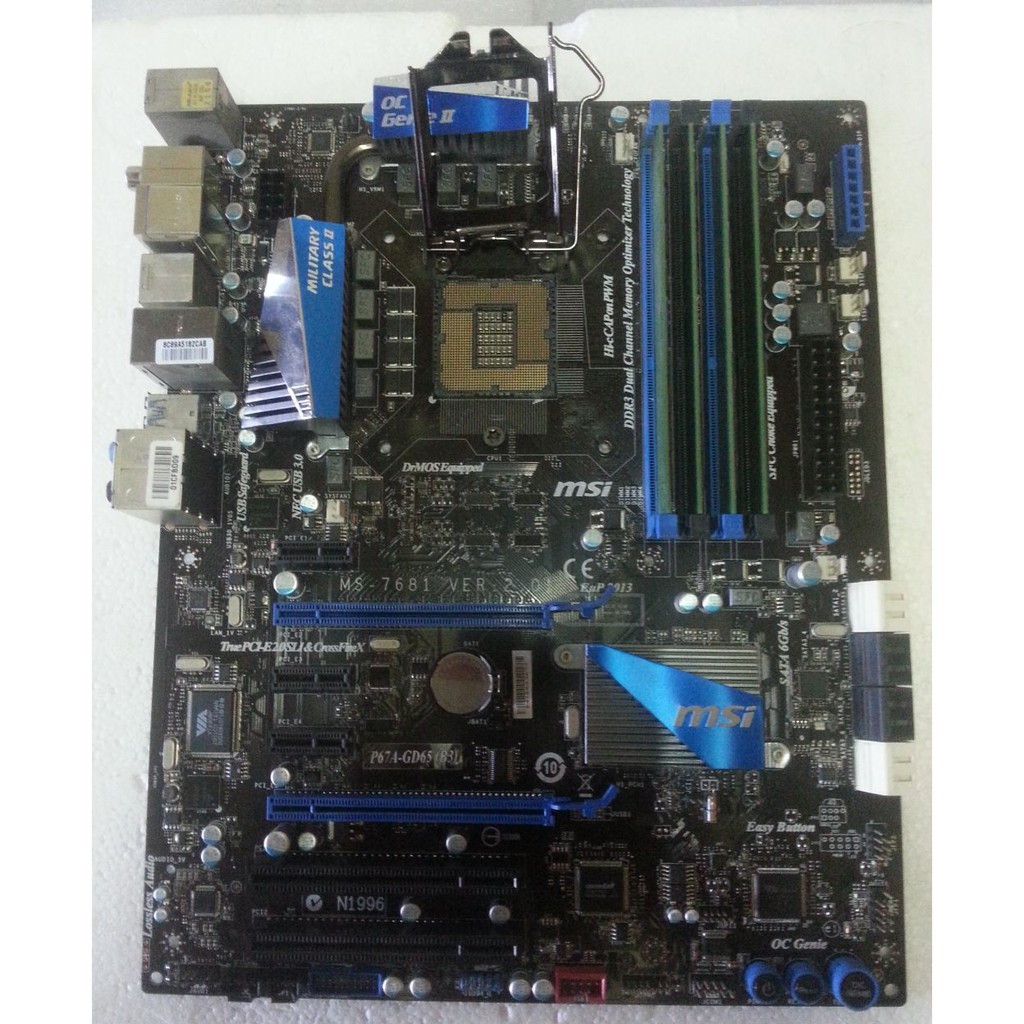 MSI P67A GD65 (1155腳位 主機板) | 蝦皮購物