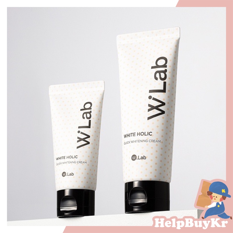 校色素顏霜【搬運工】W.lab 白雪公主亮白霜 素顏霜 美白霜 妝前乳 提亮 校色妝前乳 wlab 韓國代購 | 蝦皮購物