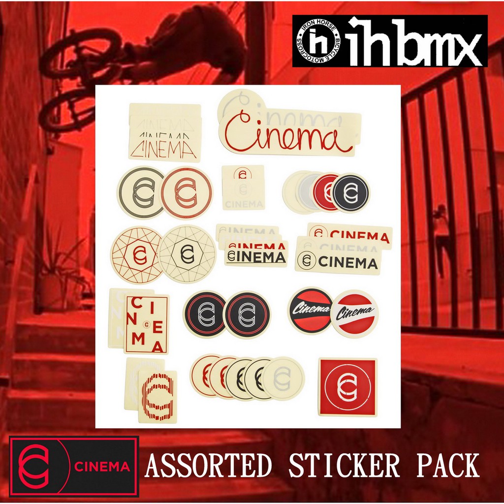 [I.H BMX] CINEMA ASSORTED STICKER PACK 貼紙組 場地車/BMX/滑板/街道車 | 蝦皮購物