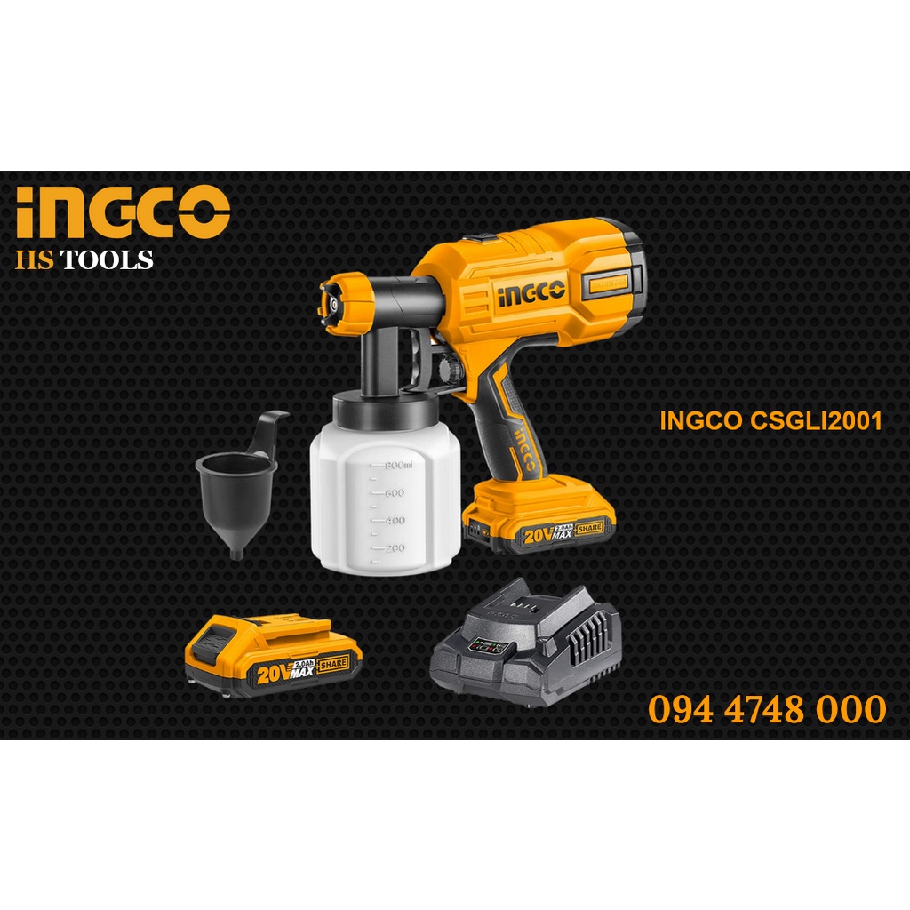 Ingco CSGLI2001 電池噴漆機 | 蝦皮購物