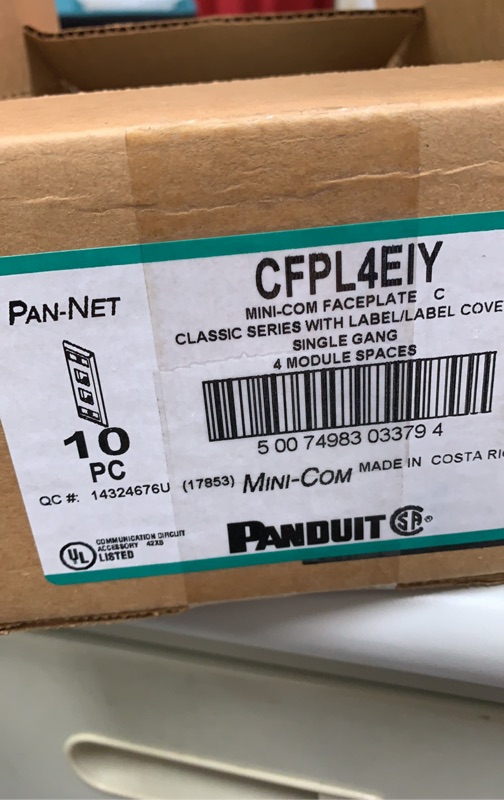 Panduit 資訊插座面板、資訊盒，搭配賣場內的Panduit資訊插座使用 | 蝦皮購物