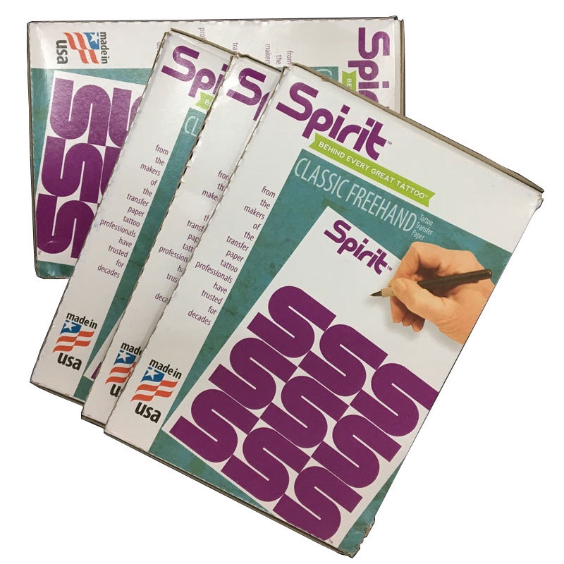 （100張裝/盒 ）新款高級進口紋身轉印紙 Spriti轉印紙 三聯手描轉印紙 紋身器材刺青工具 | 蝦皮購物