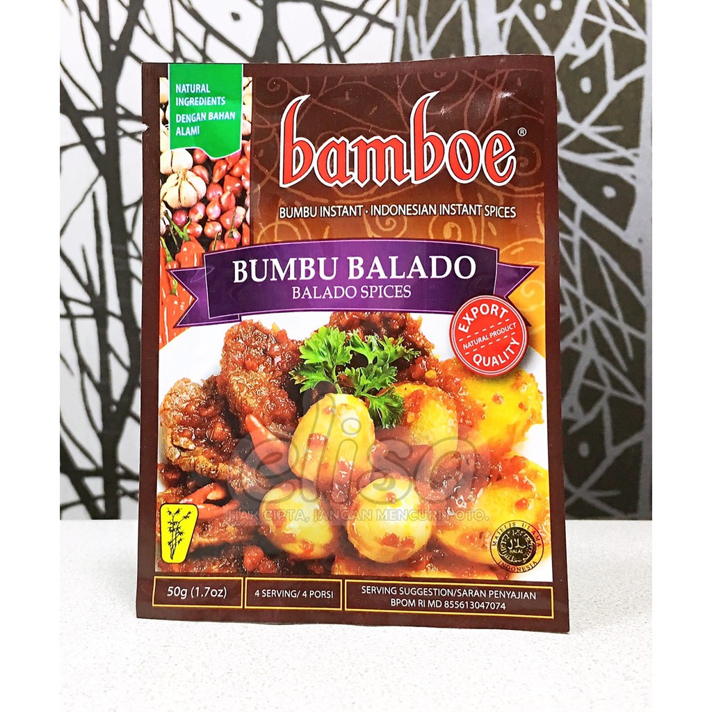 BAMBOE BUMBU BALADO 巴拉多料理包 | 蝦皮購物