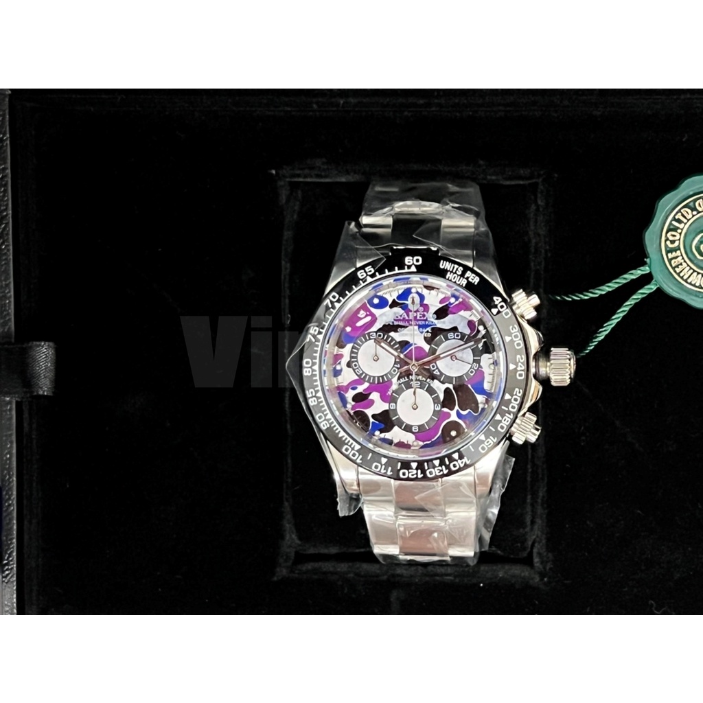 全新 現貨 BAPE BAPEX Type 3 HONG KONG 香港16週年 三眼錶 限量一百隻 | 蝦皮購物