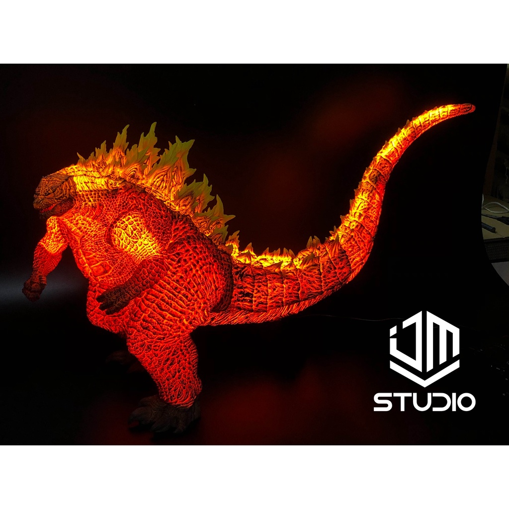 【JML Studio】🔥🔥 X-plus 2019 巨大 紅蓮 哥吉拉 電改 作品分享 🔥🔥 | 蝦皮購物