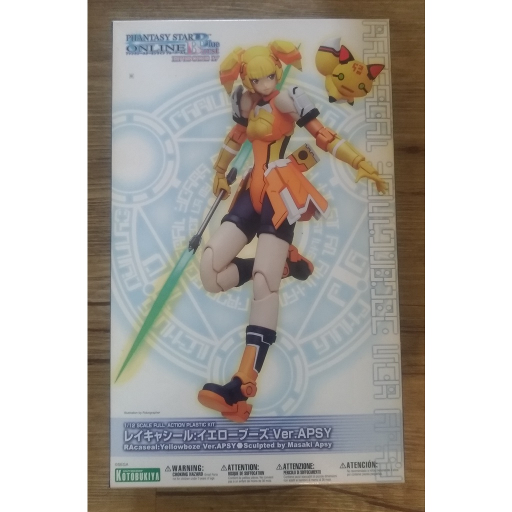 全新 代理版 壽屋模型 KP 210 夢幻之星OL 1/12 Racaseal Yellowboze Ver. APSY | 蝦皮購物