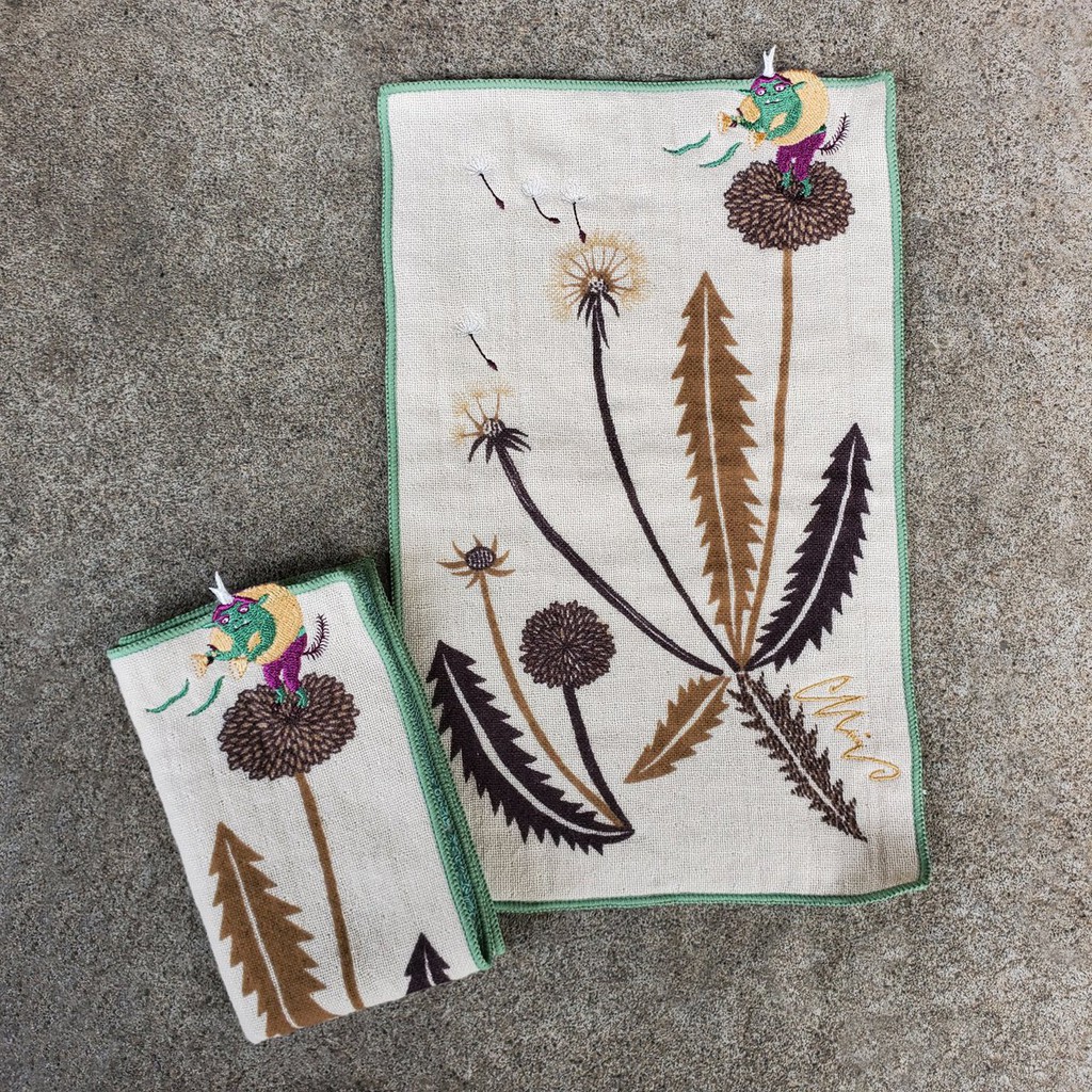 :Paws Mojo:【日本】 日本插畫家morita MiW × 楠橋紋織 奇幻故事手帕 新款 | 蝦皮購物