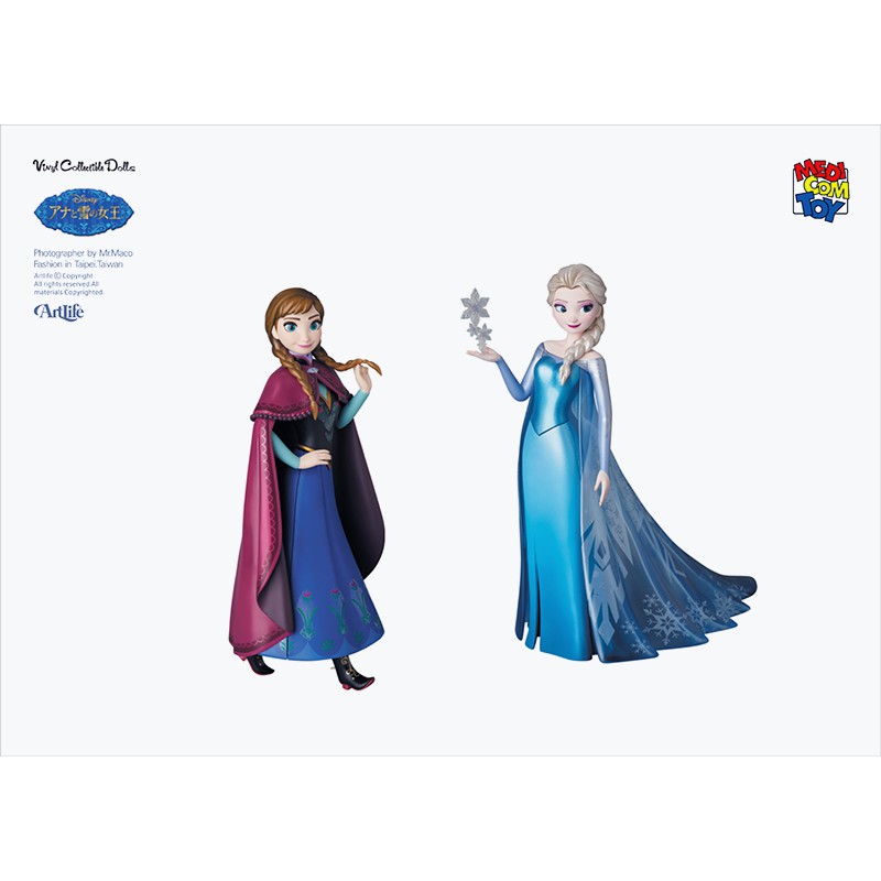ArtLife @ MEDICOM VCD DISNEY Frozen ANNA & ELSA 冰雪奇緣 エルサ アナ | 蝦皮購物