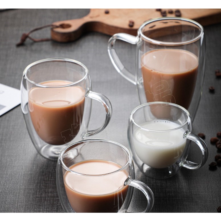 (玫瑰Rose984019賣場)雙層玻璃杯(帶把手)/耐熱蛋形玻璃杯/隔熱杯/咖啡杯/馬克杯/防燙玻璃杯/茶杯/雙層水杯 | 蝦皮購物