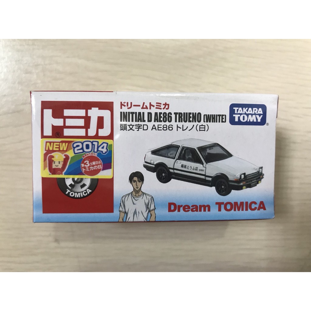 Dream TOMICA INITIAL D AE86 TRUENO【WHITE】頭文字D AE86 白蓋 有新車貼 | 蝦皮購物