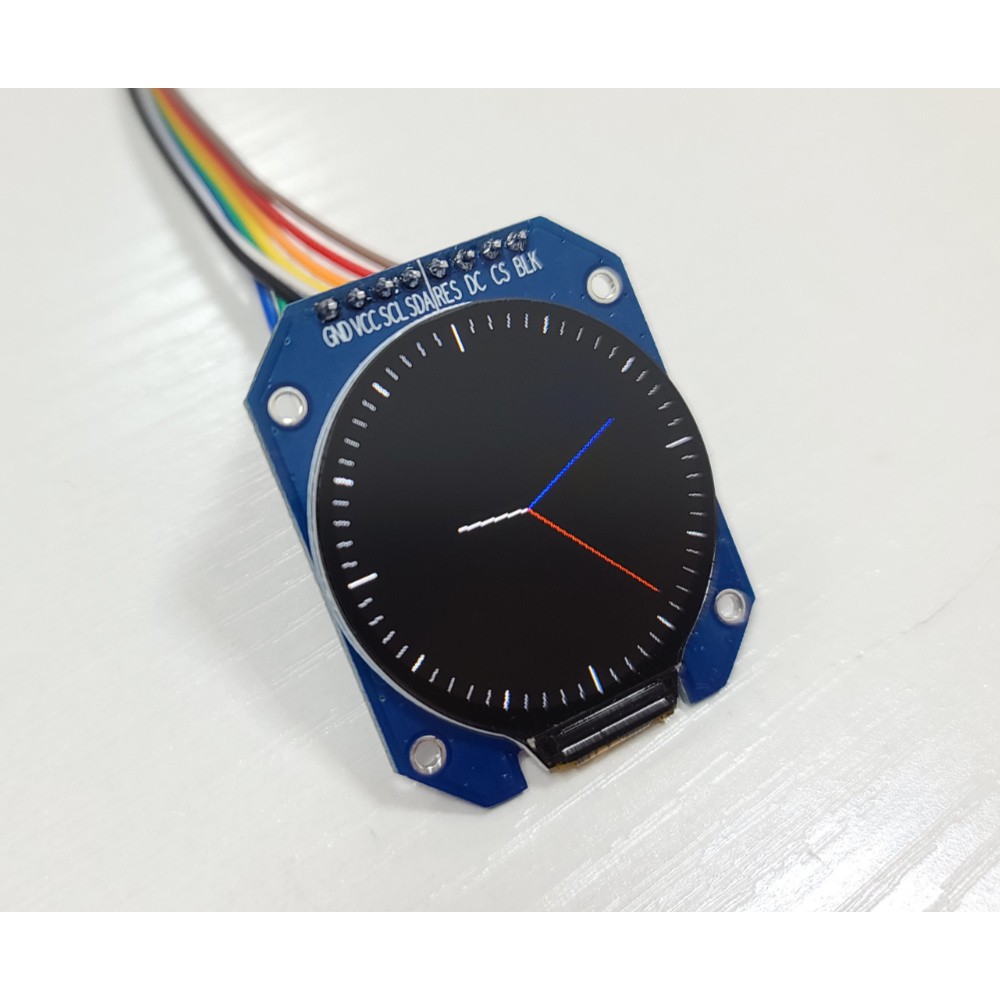 GC9A01圓形 1.28吋 TFT LCD顯示器 | 蝦皮購物