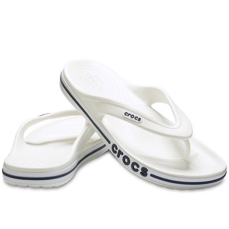 全新 原廠正品Crocs卡駱馳 (中性鞋) 貝雅卡駱班夾腳拖-205393-066/4CC/0A3 | 蝦皮購物