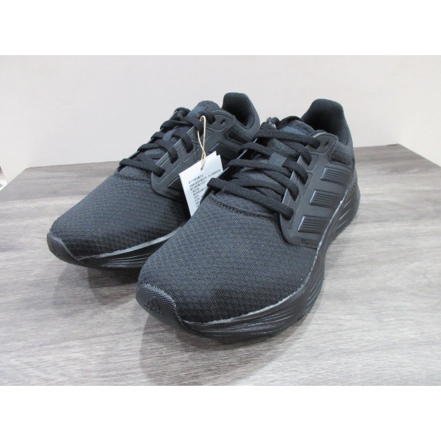ADIDAS GALAXY 6 女慢跑鞋 運動鞋 大童鞋 輕量 透氣 GW4131 全黑 出清特價 | 蝦皮購物