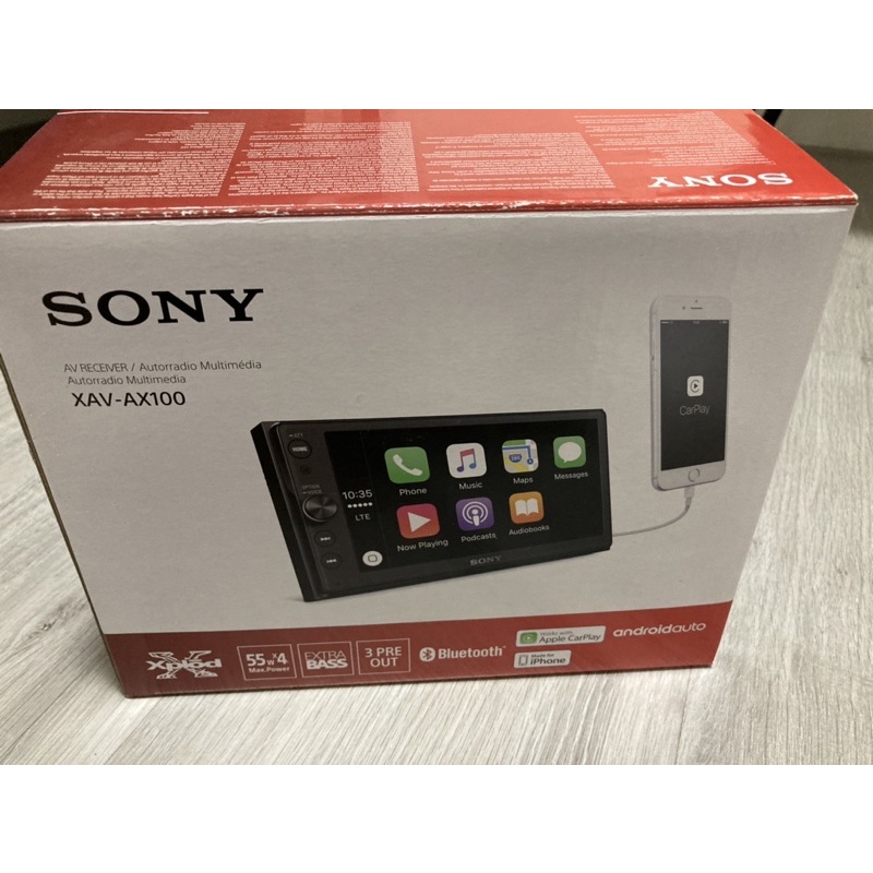 Sony xav ax100 carplay android-auto 汽車音響主機 | 蝦皮購物