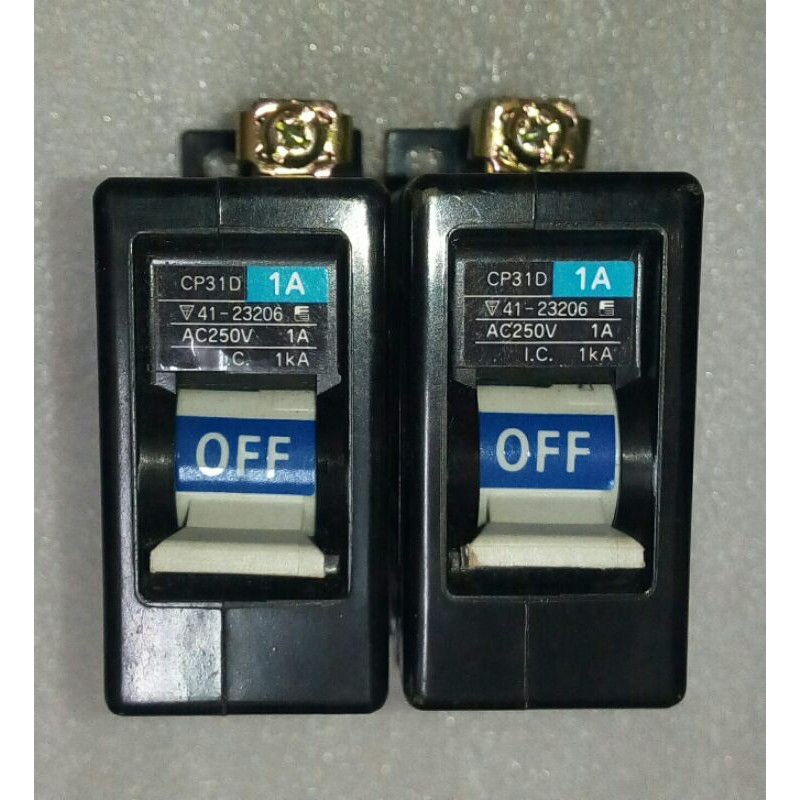 🌞二手現貨保固 日製FUJI富士CP31D迴路開關1P 1A 2A 3A軌道式AC250V 1kA迴路保護器(鋁軌式) | 蝦皮購物