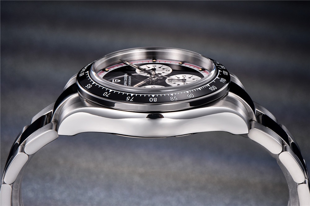 PAGANI DESIGN 原裝 40MM男士石英手錶男生豪華VH88精品不銹鋼藍寶石計時碼錶防水時鐘男錶PD-1676 | 蝦皮購物