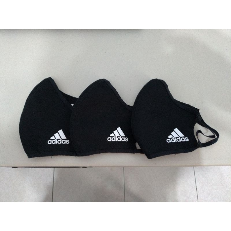 Adidas愛迪達運動口罩（型號H08836）（數量為一組3入） | 蝦皮購物