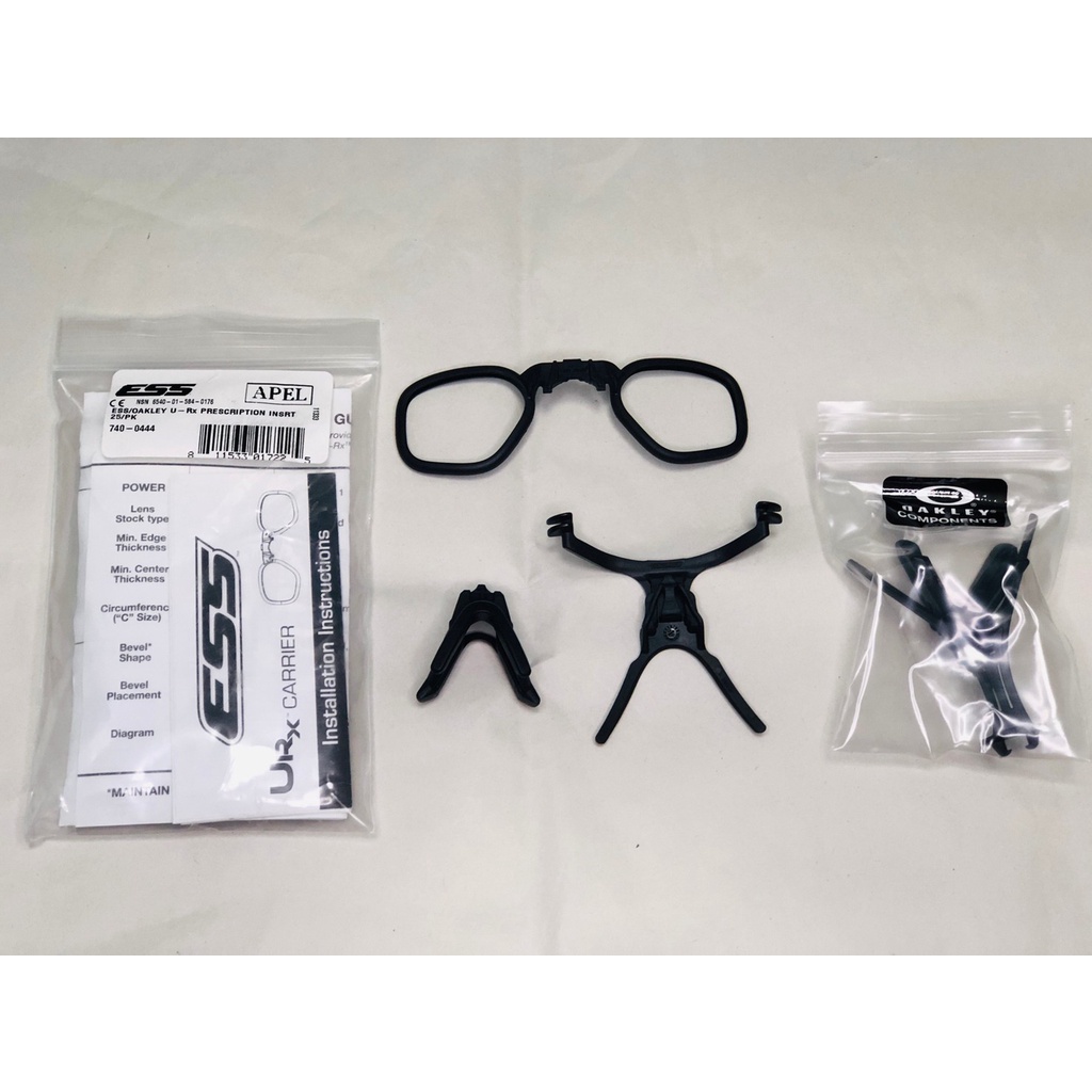 【現貨】美軍公發 ESS URX OAKLEY 近視鏡架 度數鏡框 鼻墊組 Crossbow ICE 護目鏡 太陽眼鏡 | 蝦皮購物