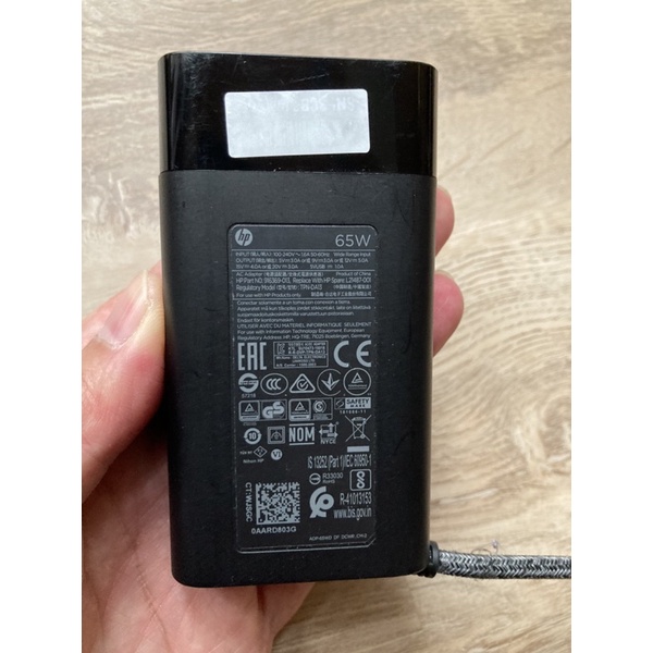 HP TPN-DA13 筆電變壓器 L21487-001 65W（Type C + USB） | 蝦皮購物