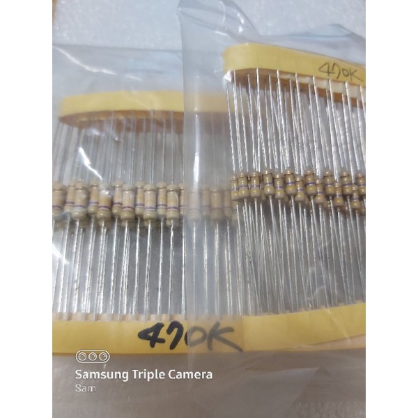 電阻 470K 歐姆 1/2W 1/4W (50支/包) *訂單最低出貨金額50元(不含運費)請留意訂單金額* | 蝦皮購物