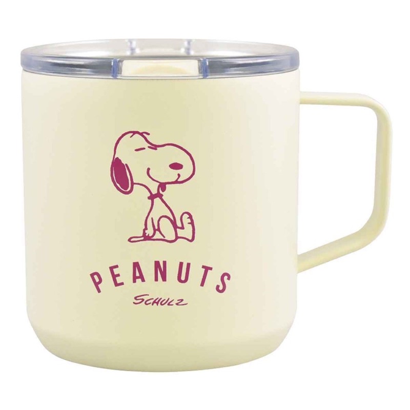 現貨！日本2021 Peanuts Snoopy 史努比 史奴比 不鏽鋼保溫杯 保溫杯 保溫保冷 附蓋 蓋杯 350ml | 蝦皮購物