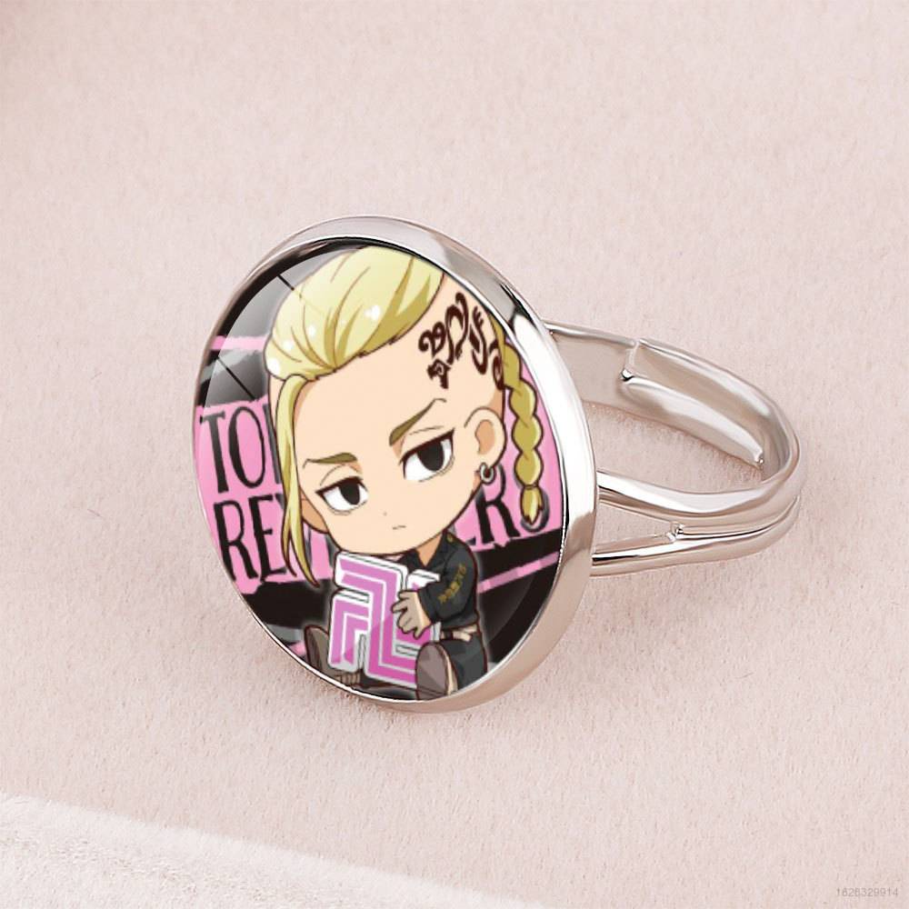 Tokyo Revengers Ring 個性開口戒指 Draken Mikey Tokyo Manji Gang 戒指 | 蝦皮購物