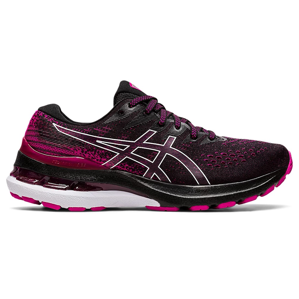 ASICS GEL-KAYANO 28 女鞋 慢跑 透氣 穩定 緩震 黑 桃紅【運動世界】1012B047-002 | 蝦皮購物