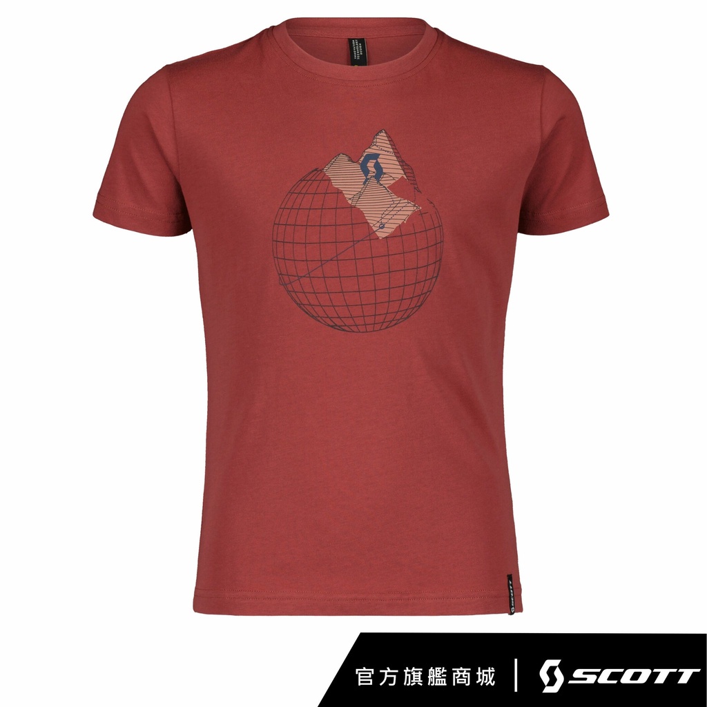 SCOTT 地球超人有機棉兒童T恤〔朱焰紅〕 | 蝦皮購物