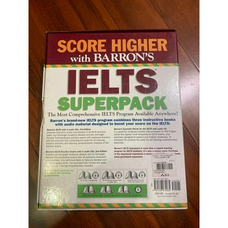 (二手書 可議價)雅思 IELTS Superpack Barron’s 3冊合售 含實體光碟不用擔心音檔時效問題 | 蝦皮購物