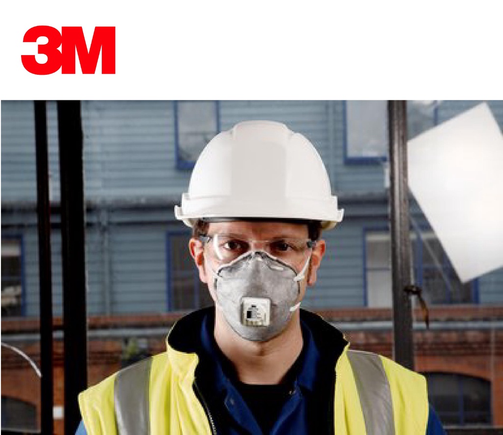 【工安防護專家】【3M】P1 9913V 活性碳 拋棄式 防粉塵 口罩 工業用 頭帶式 防異味 氣閥 1盒/10入 | 蝦皮購物