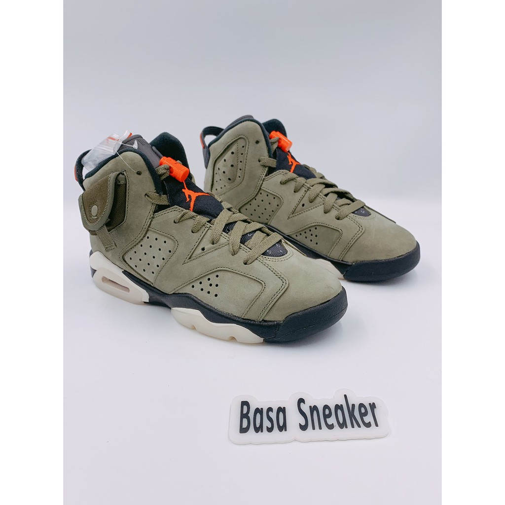 【Basa Sneaker】Travis Scott x AIR Jordan 6 AJ6 CN1084-200 | 蝦皮購物