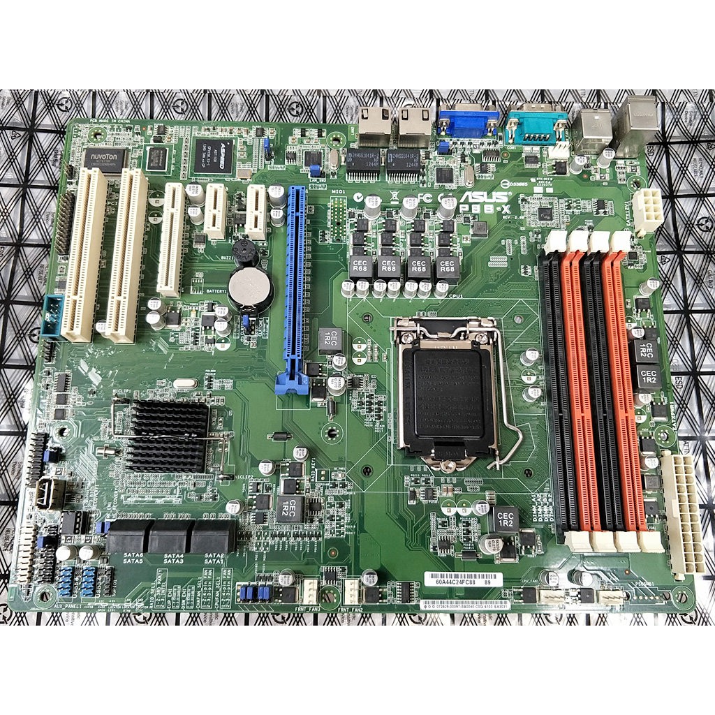 【附發票】未上機品 ASUS 華碩 P8B-X、P8B-X MR C202 DDR3 1155 伺服器主機板 一年保 | 蝦皮購物