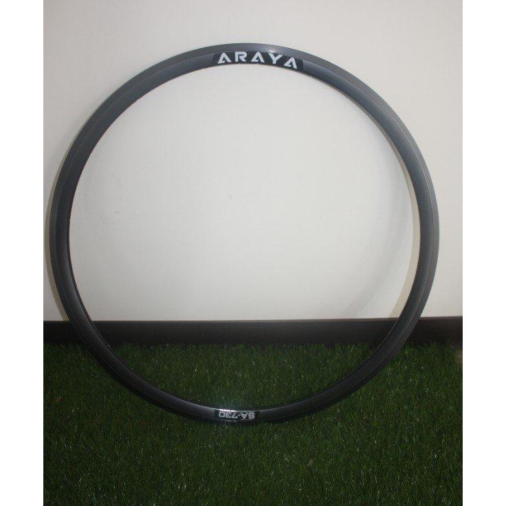 【鐵馬假期】日本製 ARAYA SA-730 銀 雙層 32H700C 鋁圈公路車 單速車 單一框 | 蝦皮購物