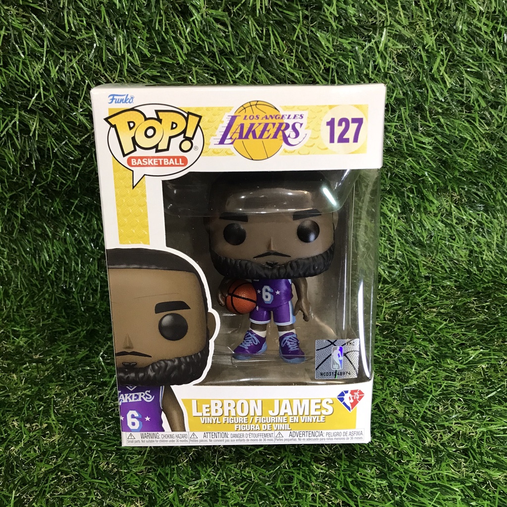 免運 FUNKO POP 湖人 6號 勒布朗 詹姆士 LeBron James LBJ 湖人 6 紫球衣 公仔 | 蝦皮購物