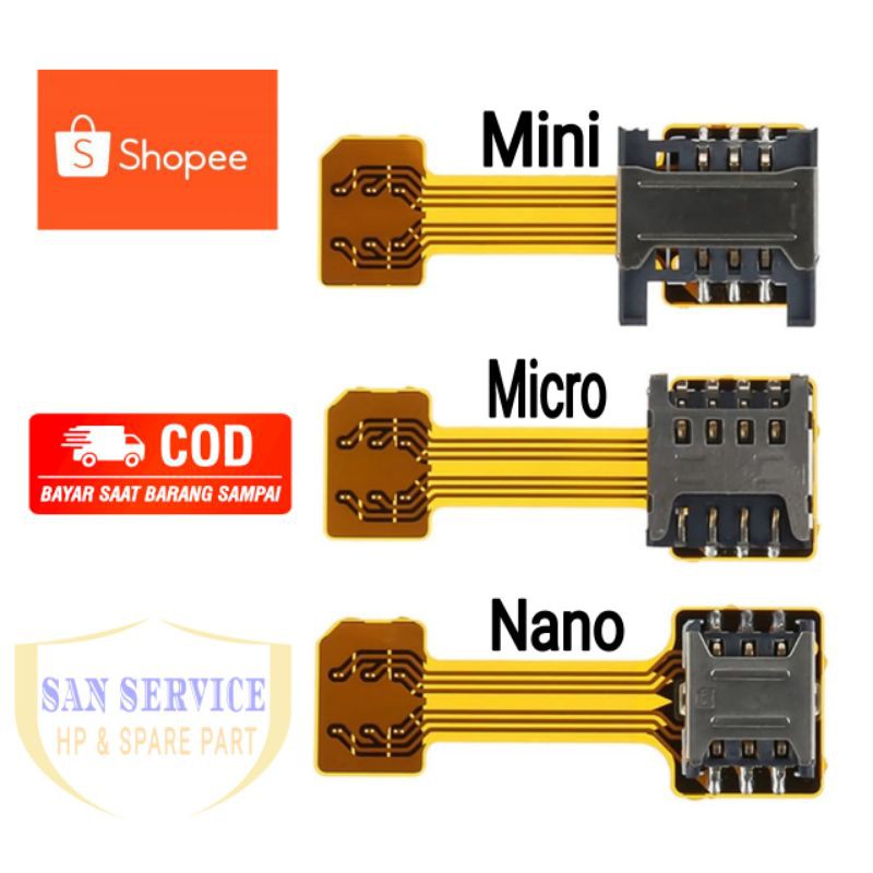 Sim 卡適配器混合 Nano 轉 Nano/micro/Mini 轉換器 | 蝦皮購物