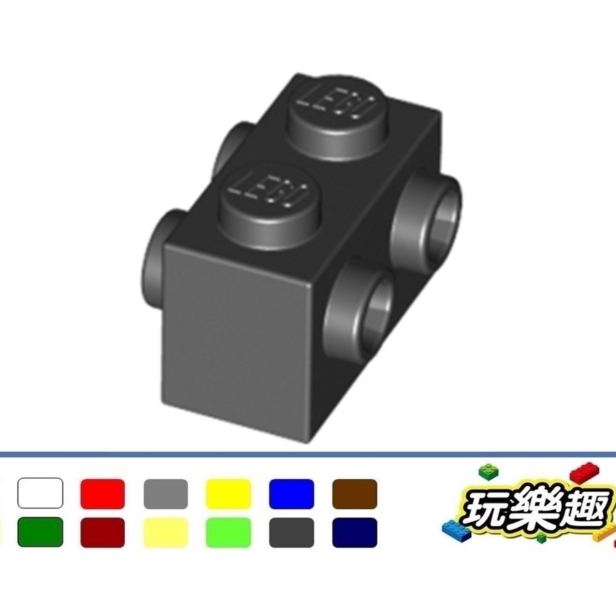 玩樂趣 LEGO樂高 52107 1x2with Studs on2Sides 轉向二手零件 2C30E-A-A | 蝦皮購物