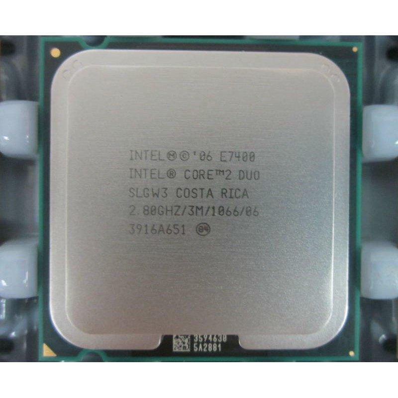 Intel Core 2 Duo E7400 雙核心 775腳位 處理器、 3M快取、2.80G、1066MHz | 蝦皮購物