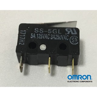 歐姆龍OMRON超小型基本開關 微動押扣開關 微動開關 SS-5GL 5A 125VAC 3A 250VAC 實品放大 | 蝦皮購物