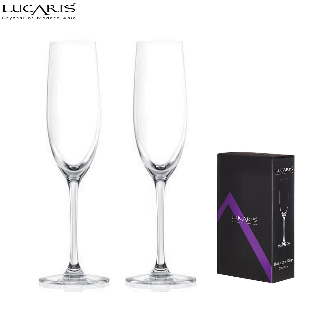 LUCARIS 無鉛水晶香檳杯-180ml(2入禮盒組)曼谷系列 | 蝦皮購物