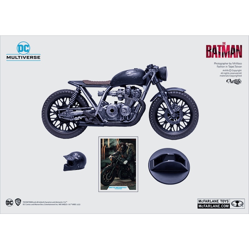 ArtLife ㊁ McFarlane DC BATMAN MOTORCYCLE 麥法蘭 電影版 蝙蝠俠 摩托車 | 蝦皮購物