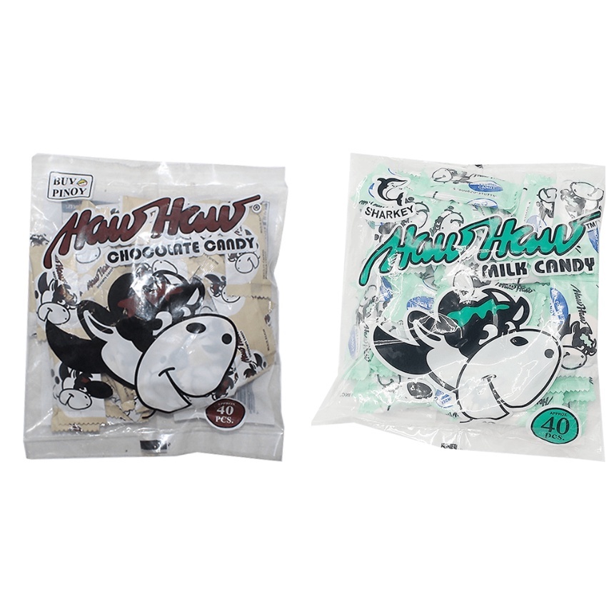 菲律賓 Haw Haw 巧克力 牛奶 糖果 HawHaw Chocolate milk Candy 40pcs | 蝦皮購物