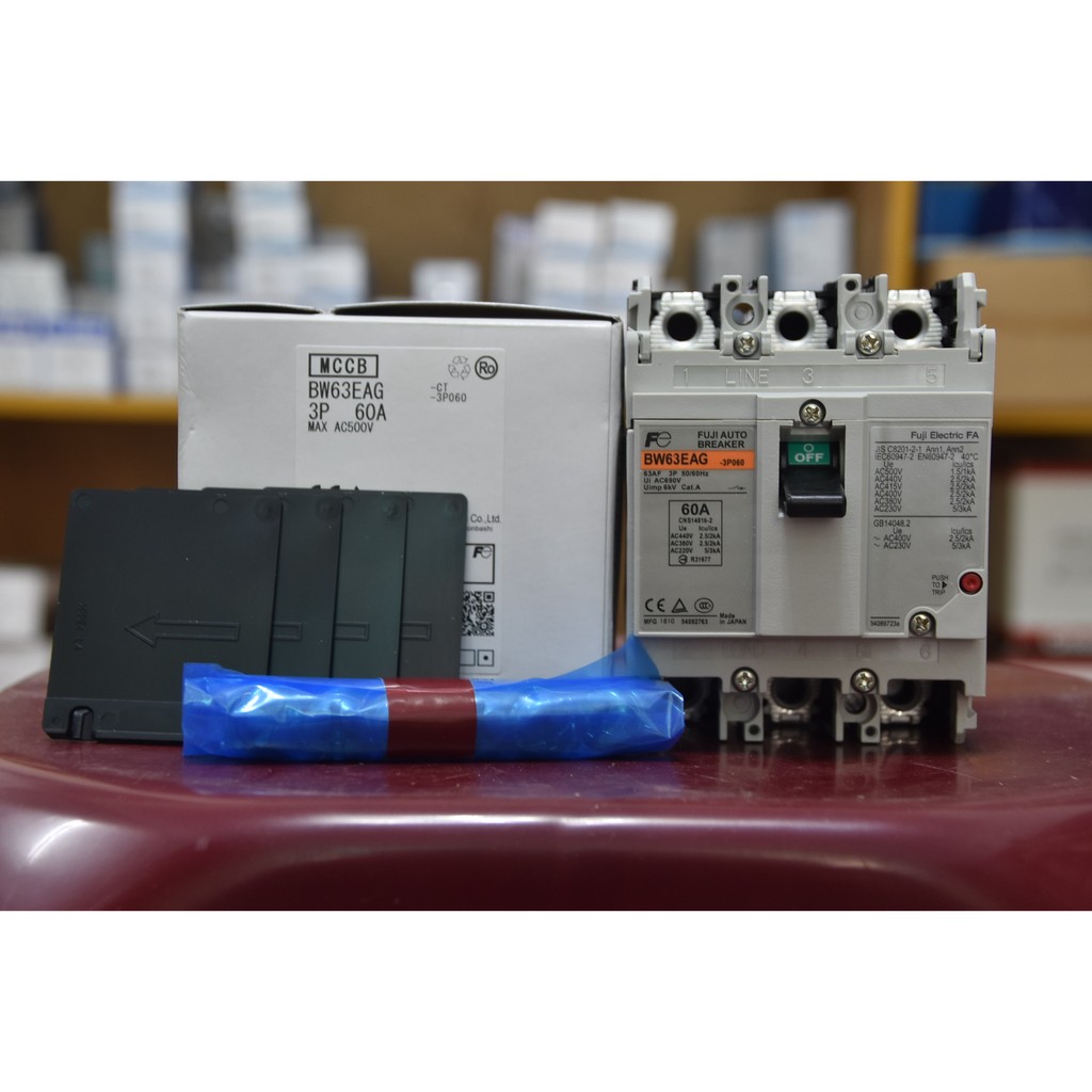 富士 無熔絲斷路器 無熔絲開關 低壓斷路器NFB BW63EAG 3P 60A | 蝦皮購物