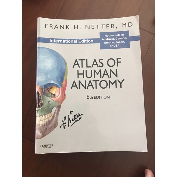 Netter解剖圖譜，英文原版，第六版 | 蝦皮購物