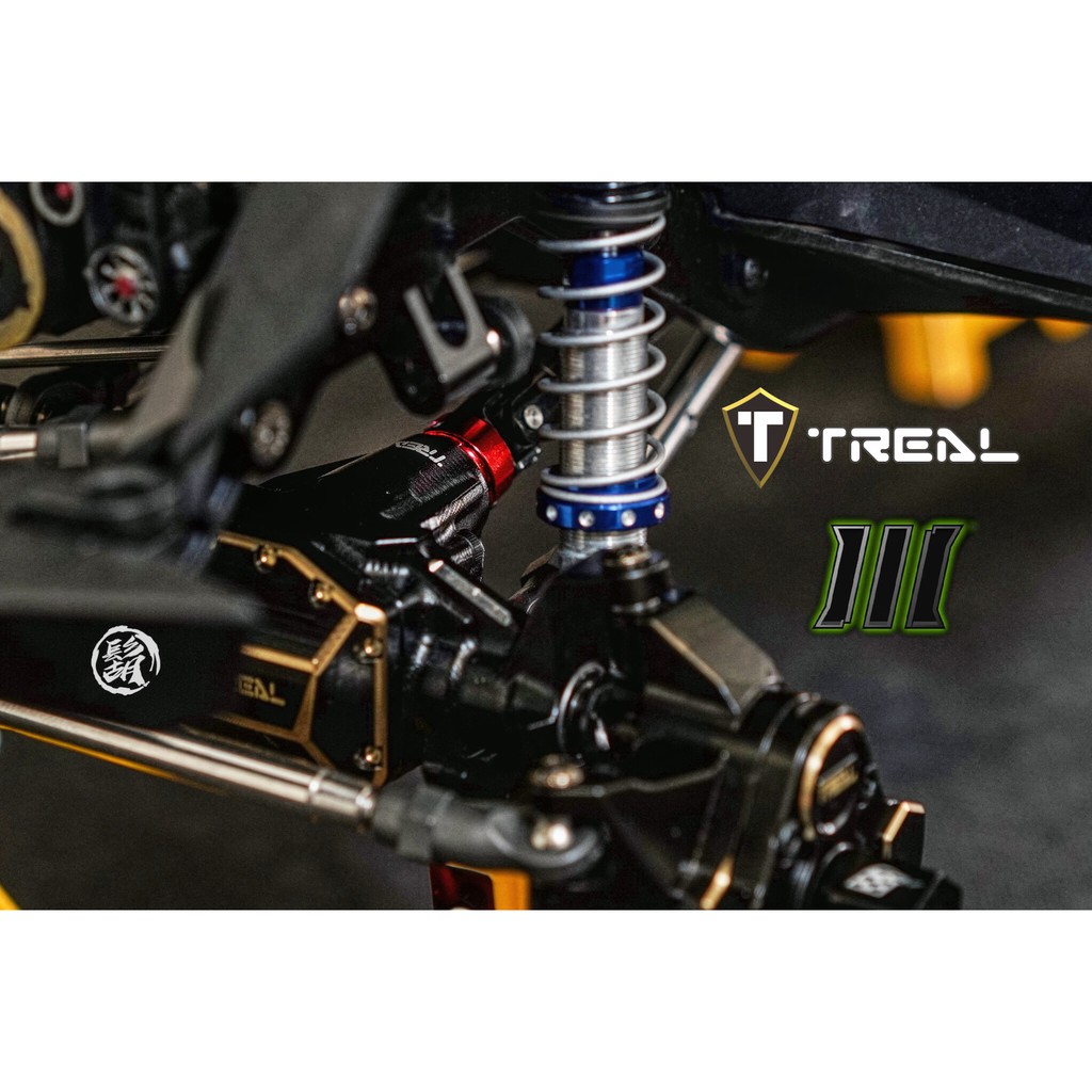 TREAL SCX10 III 3D CNC一體式鋁合金前後車橋 | 蝦皮購物