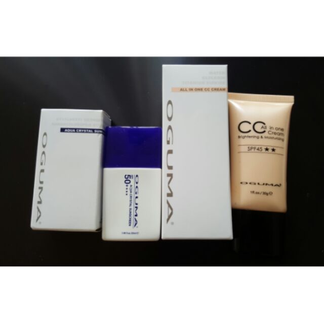 OGUMA水美媒 輕透光感防曬隔離乳SPF50+3D多效合一水感CC霜SPF45 | 蝦皮購物