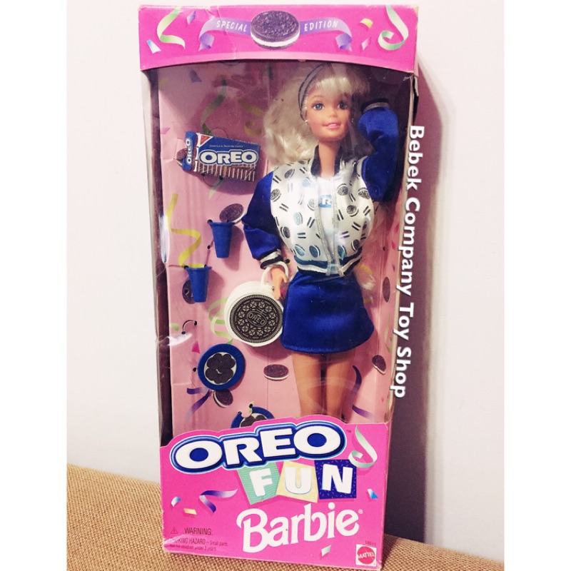 Mattel 1997年 Oreo Fun Barbie 奧利奧 絕版 古董 芭比娃娃 全新未拆 盒裝 老芭比 | 蝦皮購物