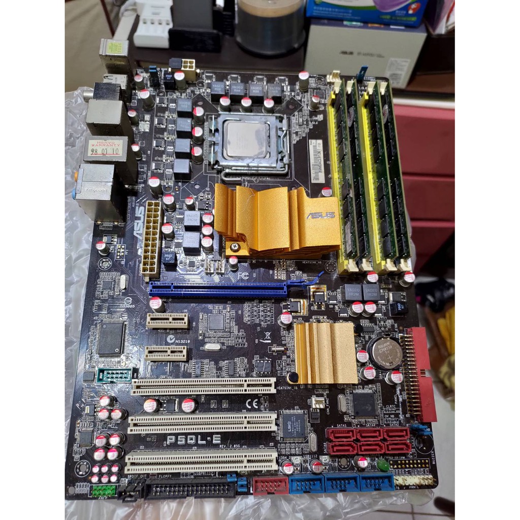 CPU INTEL XEON E5450 LGA-775 腳位 主機板 ASUS P5QL-E | 蝦皮購物