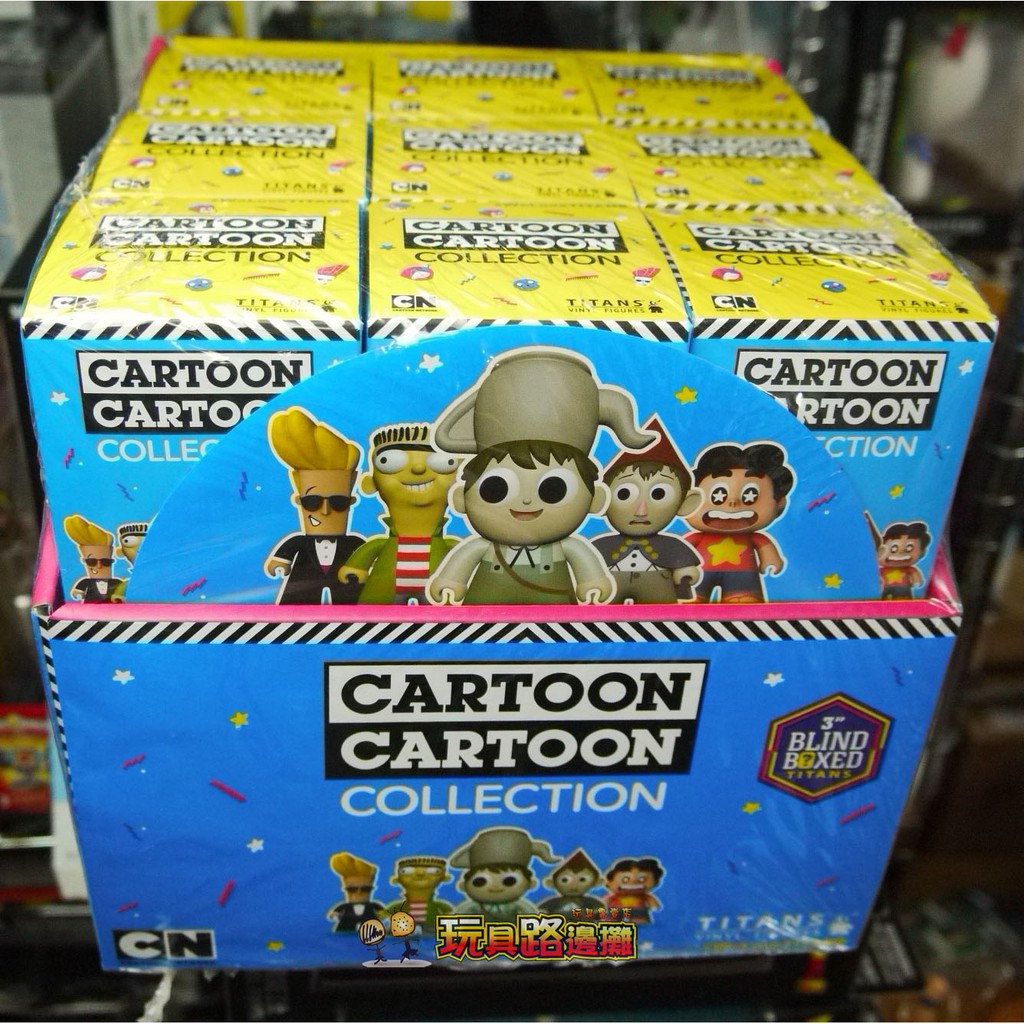 {玩具路邊攤} TITANS 卡通頻道 第二彈 Cartoon Network 盒抽 隨機出貨 膽小狗 阿甘 約翰尼 | 蝦皮購物